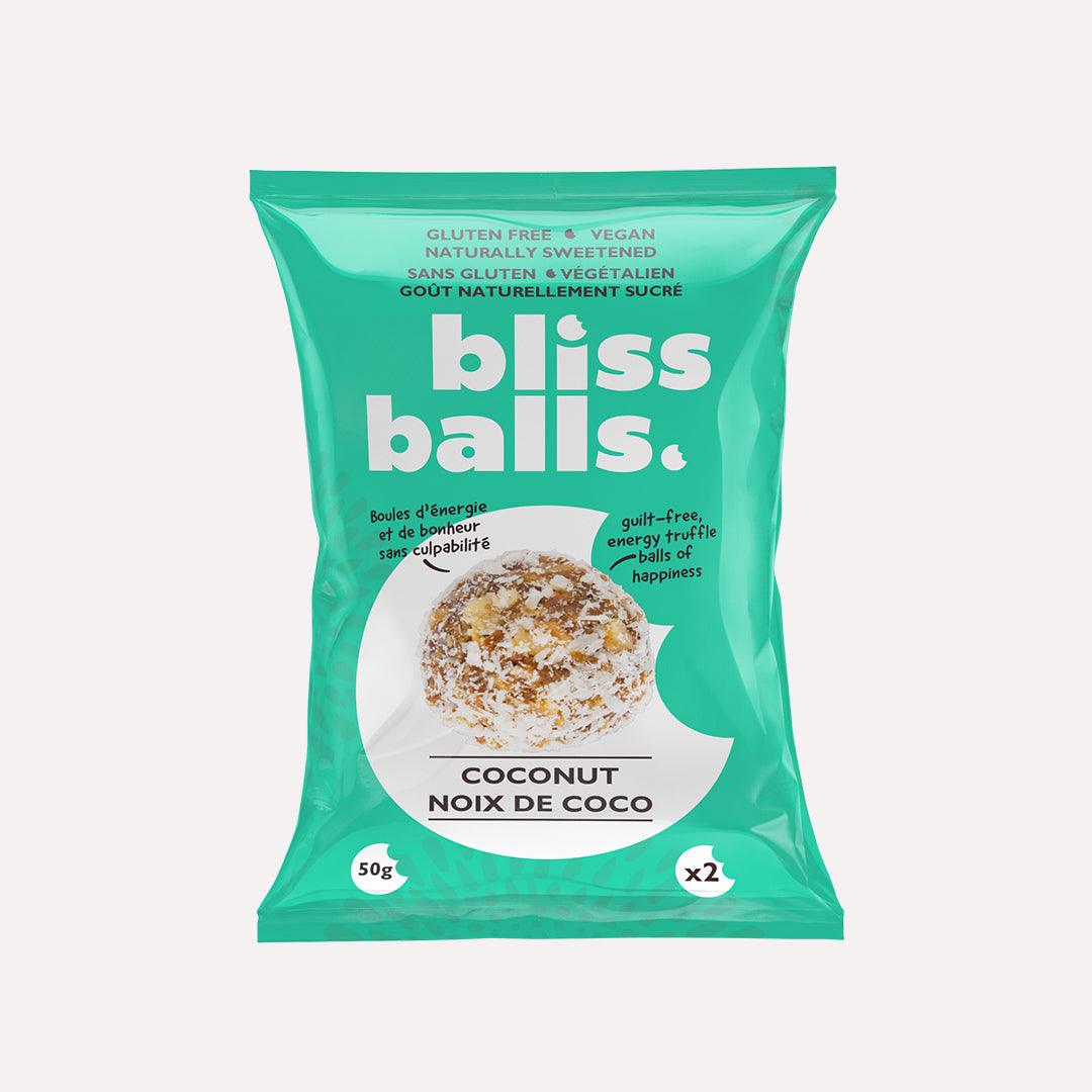 Coconut Bliss Balls x2 - Guilt-Free Vegan Snack